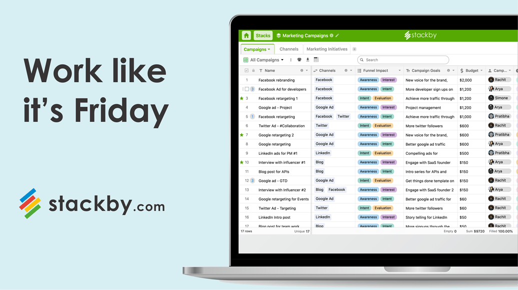 How to build a collaborative database for remote teams? - Stackby